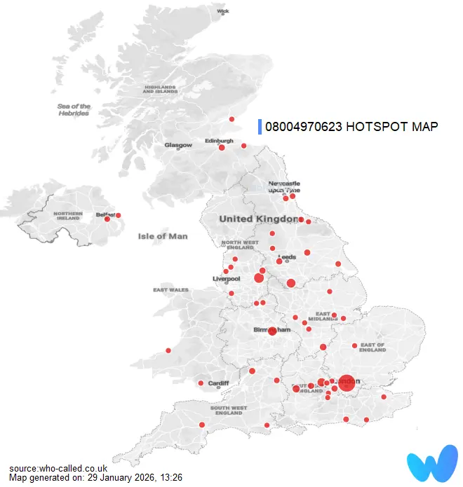 08004970623 Who Called Me? Virgin Media Limited